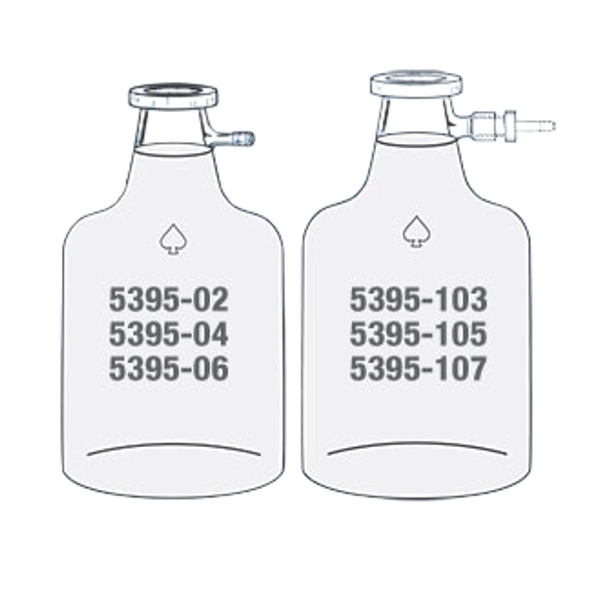 Ace Glass Solution Bottle, 19L, Plastic Coated, No 12 Stopper Top With ...