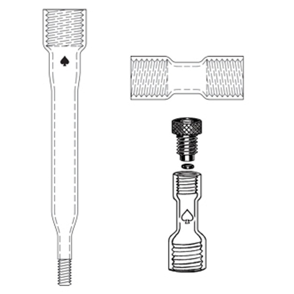 Ace Glass #11 To #11 2ml Adapter Column For Small Sample Injection 5826-09