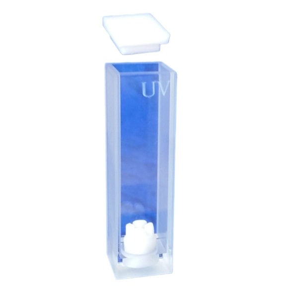 Fireflysci Type 1MS Macro Cuvette with PTFE Cover (Material: UV Quartz ...