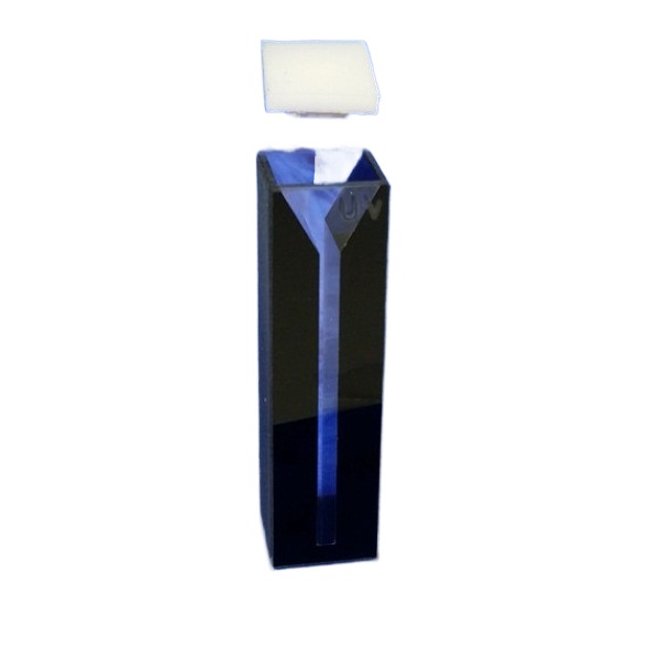Fireflysci Type 9M Semi-Micro Black Cuvette (Material: Black UV Quartz ...