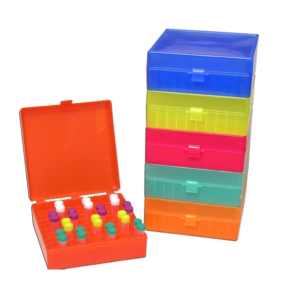 Mtc Bio 100x1.5ml, Blue, Hinged Lid, Storage Box PK/5 R1020-B Lab ...