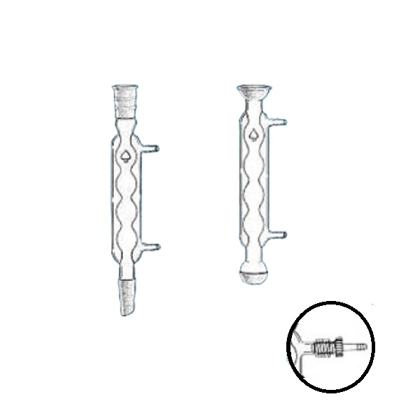 Ace Glass Condenser, Allihn, 200mm, 24/25 St Joints Top & Bottom 5945-34