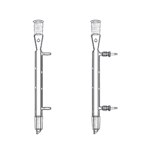 Ace Glass Condenser, West, 300mm Jacket, 24/40 St Joints Top And Bottom ...