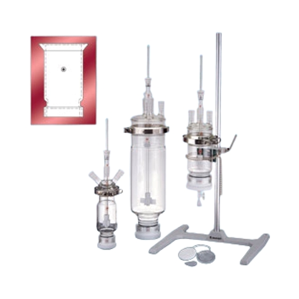 Ace Glass 2L Heavy Wall Filter Reactor With Four Neck Head, #80 ...