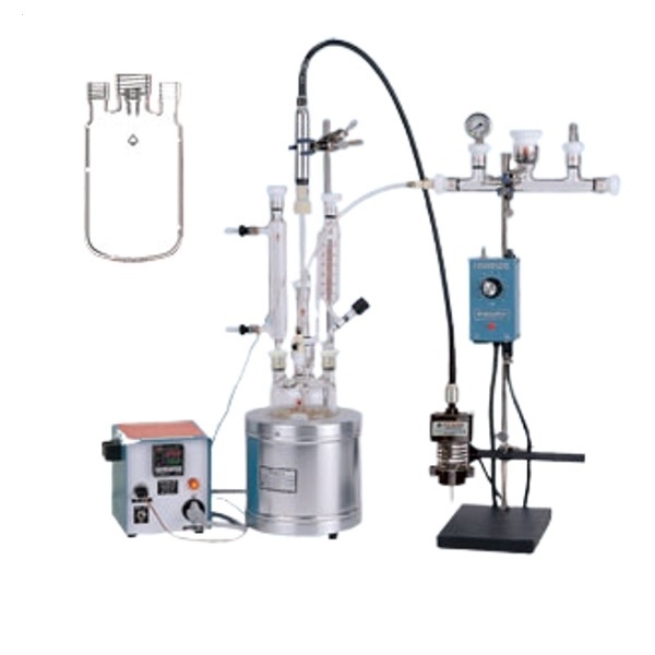 Ace Glass 5000ml, One-Piece Pressure Reactor With #25 Center, (4)#15 ...