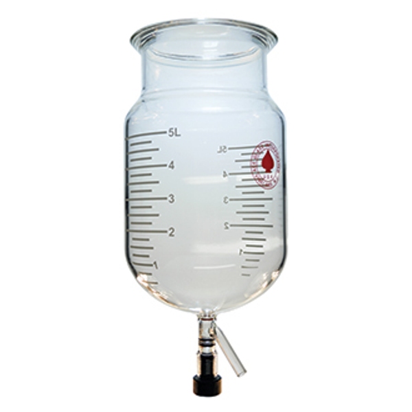 Ace Glass Flask, Cylindrical, 100ml, 60mm Duran Flange Capfe 7855-878 O ...