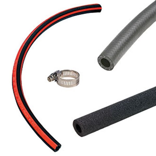 Ace Glass Hose, EPDM, 3/4in ID, -40 To 120 Degrees C, 1 Meter Length ...