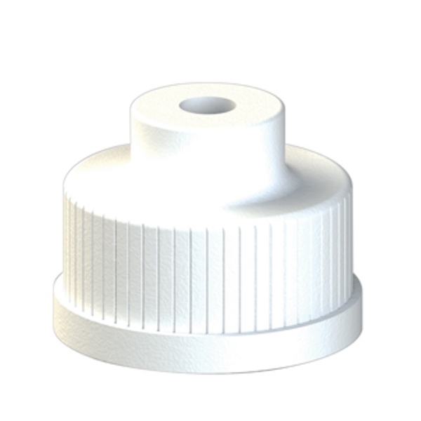 Ace Glass Gl45 Cap, 3/8in NPT Tap, PTFE 12703-23