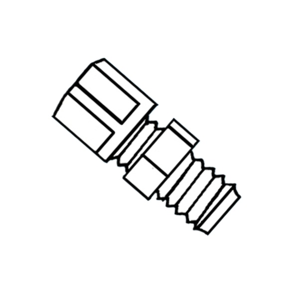 Ace Glass Compression Tubing Coupling, 1/2In Tubing To 3/8In Male Npt ...