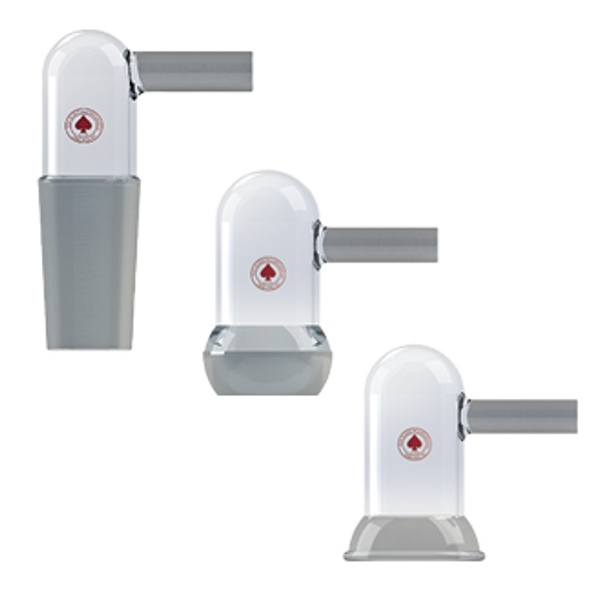 Ace Glass Adapter, Right Angle Tube Compression, 24/40, 1/4in OD Ground ...