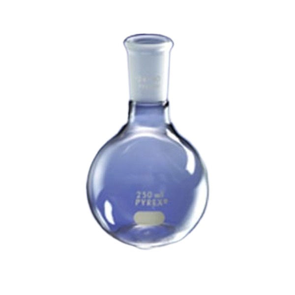 Ace Glass Flask, Flat Bottom, Single Neck, 125ml, Cs/12, 4100-125 6897-04