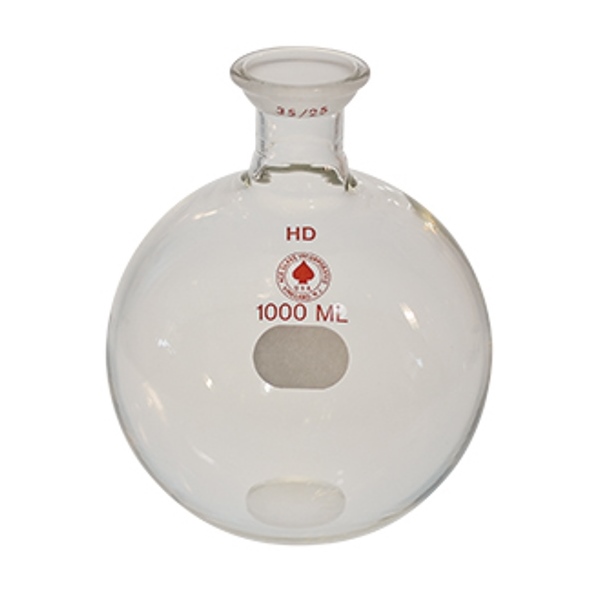 Ace Glass Flask, Round Bottom, Heavy Wall, Single Neck, 3L, 35/20 6902-229