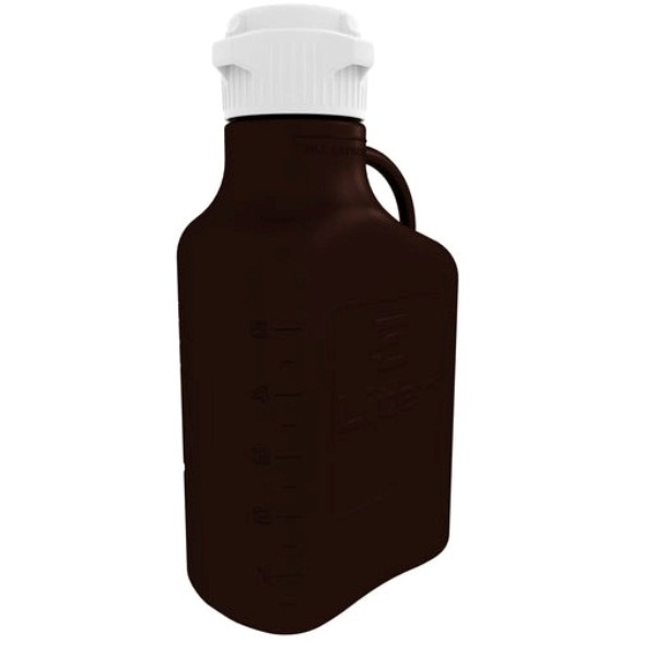 Foxx Life Sciences EZBio Carboy, Dark Amber PP, 5 L, No Spigot, 83 mm ...