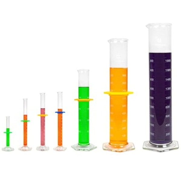 Veegee Scientific 500mL Graduated Cylinders, Class A (Pack of 2) 2351A-500