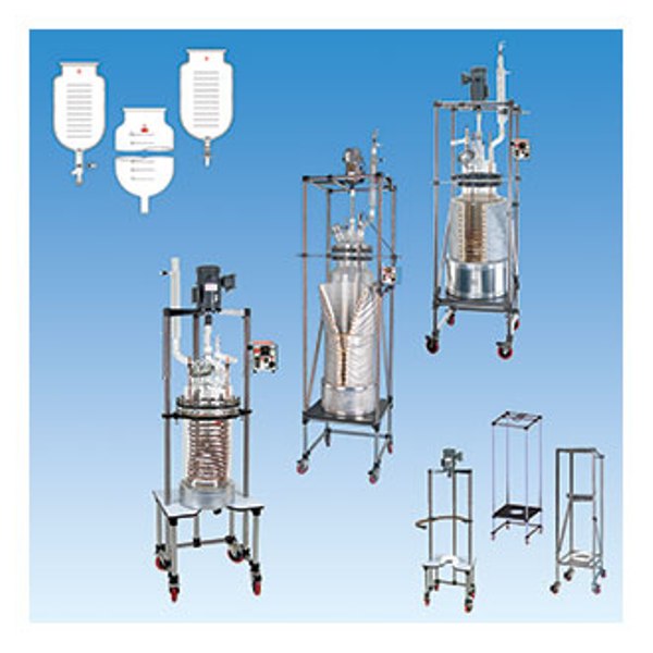 Ace Glass Flask, 100L Cylindrical, Flush Drain Bottom, 12In Flat Flange ...