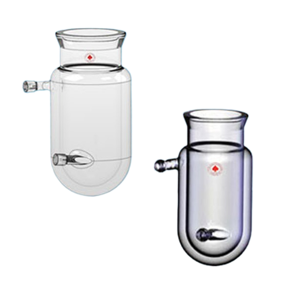 Ace Glass Flask, Reaction, Jacketed, Cylindrical, 1000ml, 28/15 O-Ring ...