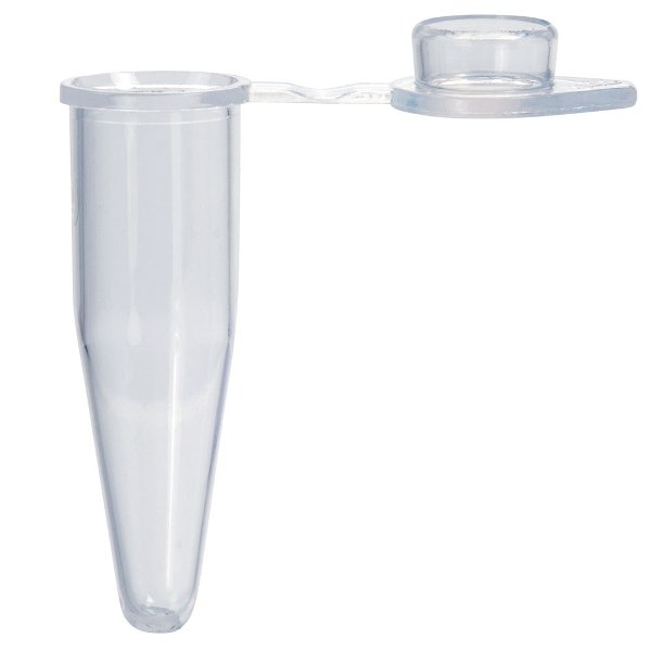 Globe Scientific 0.2mL Individual PCR Tube with Clear Flat Cap for qPCR ...