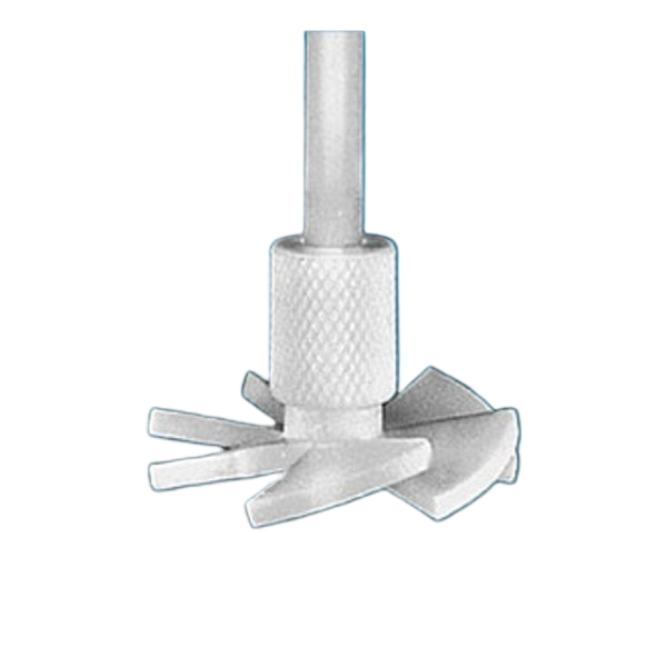 Ace Glass Agitator, Turbine, PTFE, 10mm Od, 38mm Diameter 8090-04