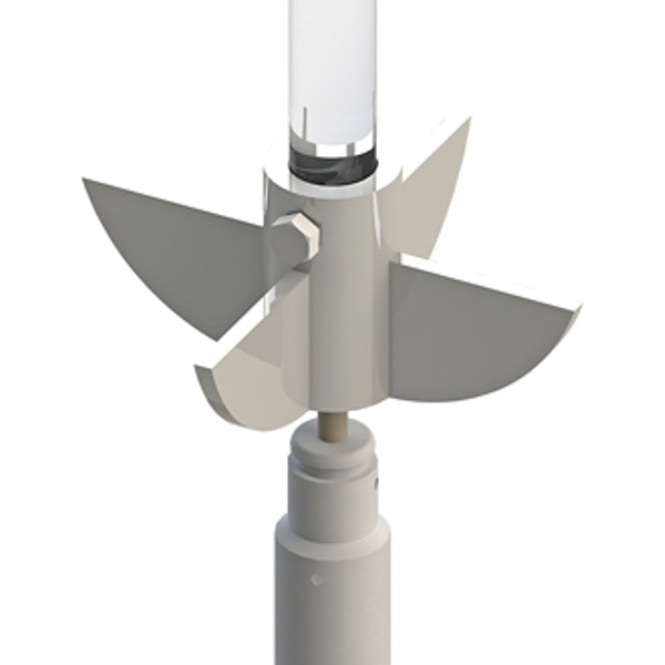 Ace Glass Agitator, 28mm Shaft, PTFE, 178mm Removable Blades 8101-38