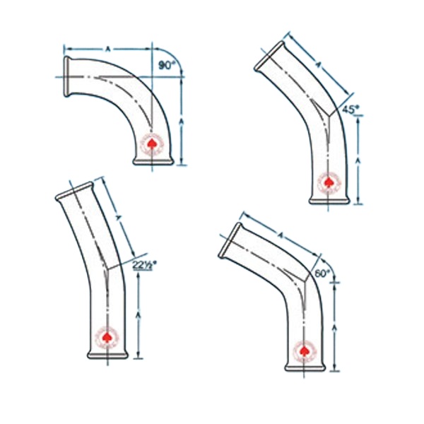 Ace Glass 1 X 90 Sweep Elbow 8830-07