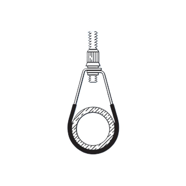 Ace Glass 3/4In Padded Pipe Hanger 8863-04