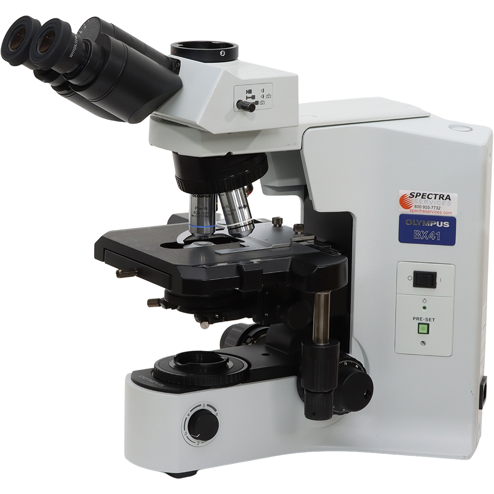 Olympus BX41 Microscope with Trinocular Head and 2x Objective
