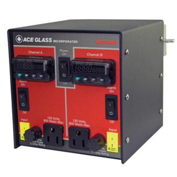 Ace Glass Temperature Control, Twin Independent Controls, K Type ...