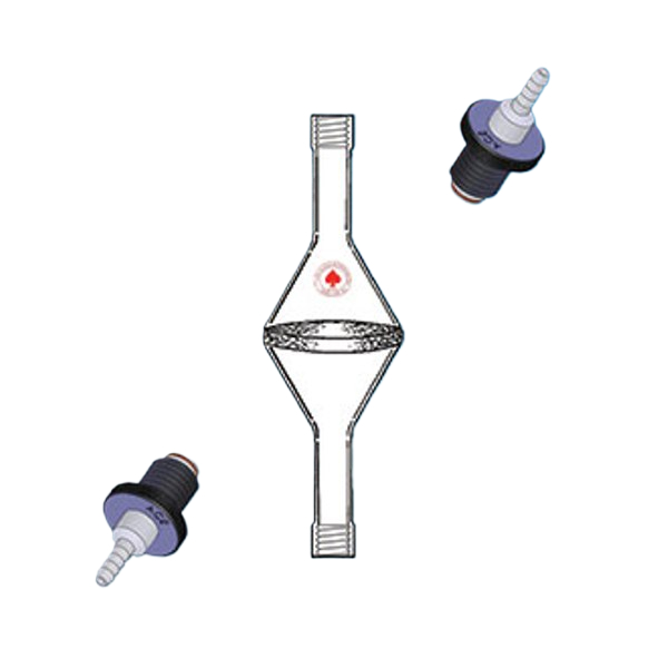 Ace Glass Filter Tube, Porosity A Fritted Disc, #15 Ace Threds 7213-06