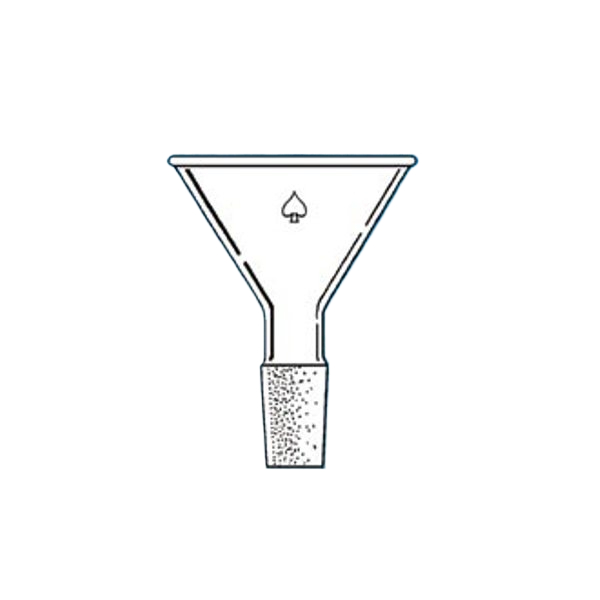 Ace Glass Powder Funnel, 75mm, Hw 24/40 Joint 7235-05