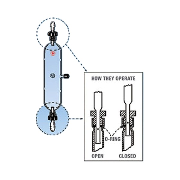 Ace Glass 95mm Hose Connection Plunger 7395-50