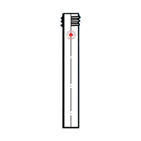 Ace Glass Gl 45 100mm Glass Connector, 40mm Od 2.3mm Wall 7620-45