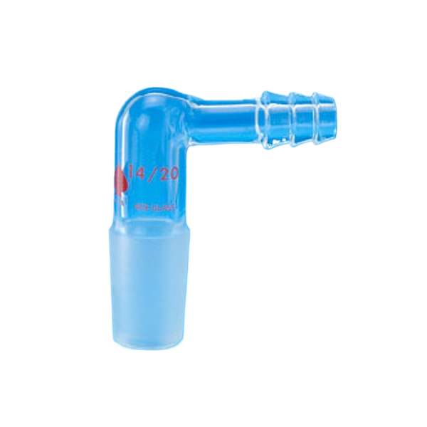 Ace Glass Adapter, Hose Connection, Bent, 14/20 9088-07
