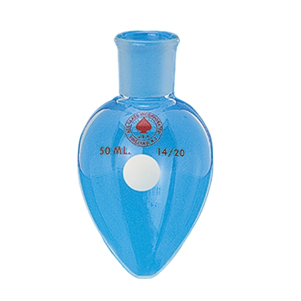 Ace Glass Flask, Pear-Shaped, 25ml, 14/20 Ground Jt 9477-06 Lab ...