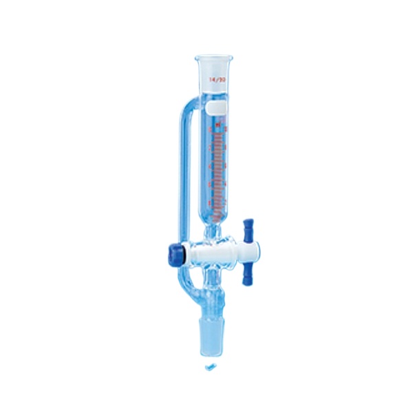 Ace Glass Funnel, Addition, Graduated, Ptfe Stopcock, 25ml, 14/20 9493-05