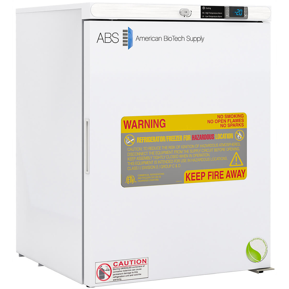 ABS 4 Cu. Ft. Undercounter Hazardous Location Freezer Freestanding ABT ...