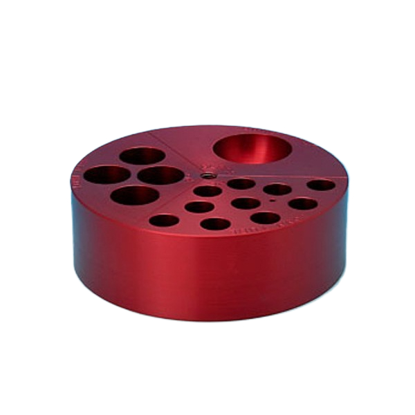 Ace Glass Dynabloc Segmented Block, 12 (13X27.6mm) Holes For 1/2 Dram ...