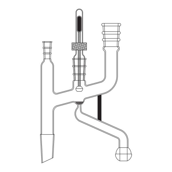 Ace Glass Distillation Head, Auto Reflux Control, Complete 6598-10