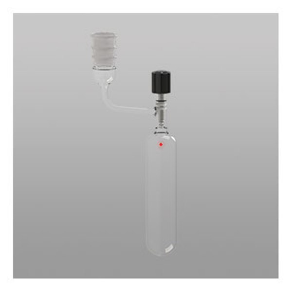 Ace Glass Tube, Storage, 25ml, 0-4mm Hi-Vac Valve Top With 14/20 Outer ...