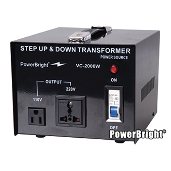 Ace Glass Transformer, Voltage Step Up/Down, 110-120 To 220-240, 2000 ...