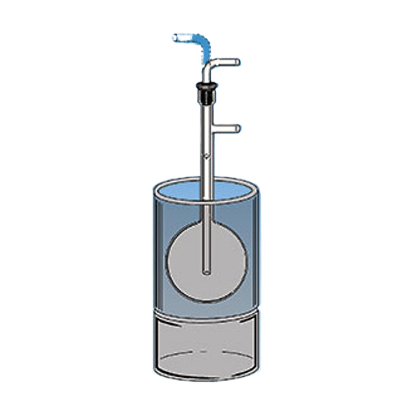 Ace Glass 500ml Vacuum Trap Flask Only 100 X 235mm 8744-06