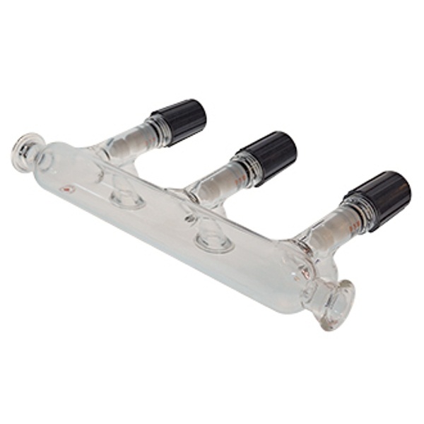 Ace Glass Vacuum Manifold, 405mm Long, (4) Stopcock Ports With 14/20 ...