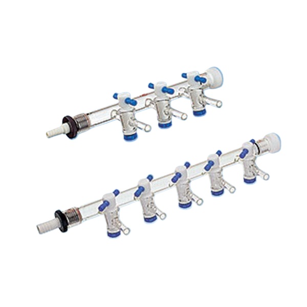 Ace Glass Complete Vacuum Glass Manifold Unit With Five 4mm Straight ...