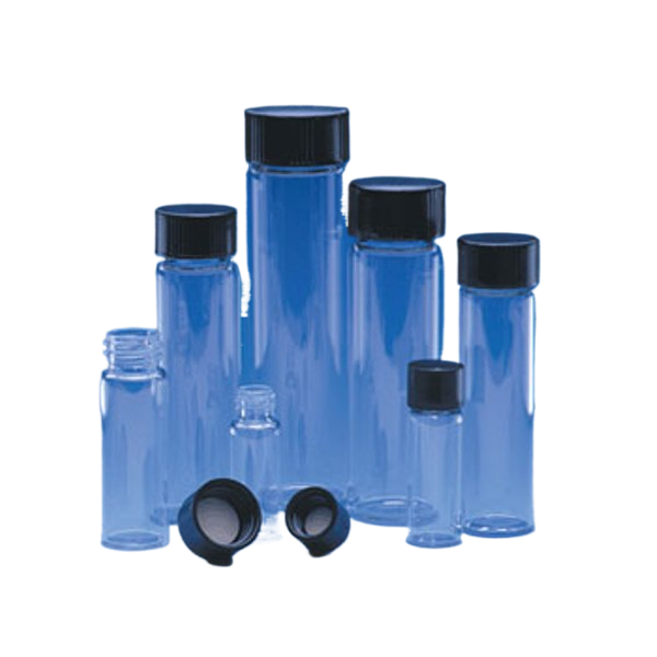Ace Glass 2ml (1/2 Dram) Clear E-C Vial For Organic Sample With 8-425 ...