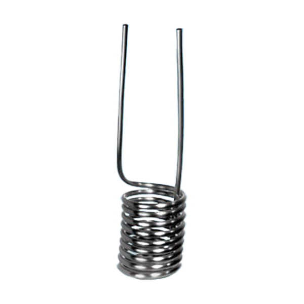 Ace Glass Coil, 1/4In, Halar Coated Stainless, 5.8In Coil Height, 5 ...