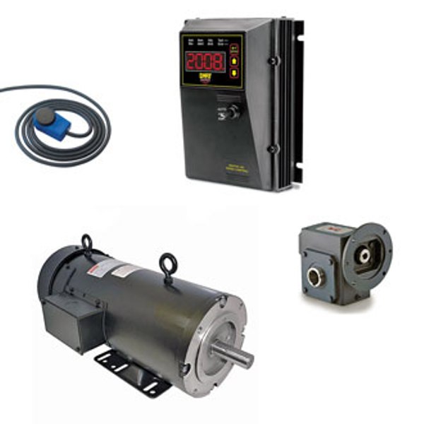 Ace Glass Gear Reducer, 5:1 With Flange Adapter For Use With Ace ...