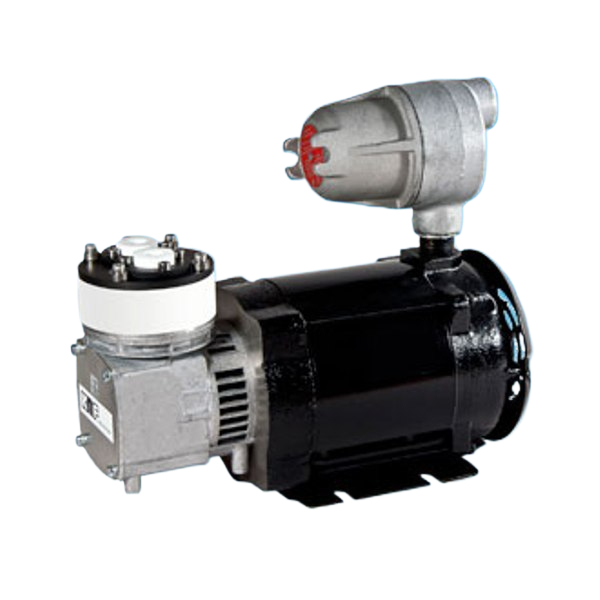 Ace Glass Vacuum Pump, Single Head, Ptfe Wetted Surfaces, Hazardous ...