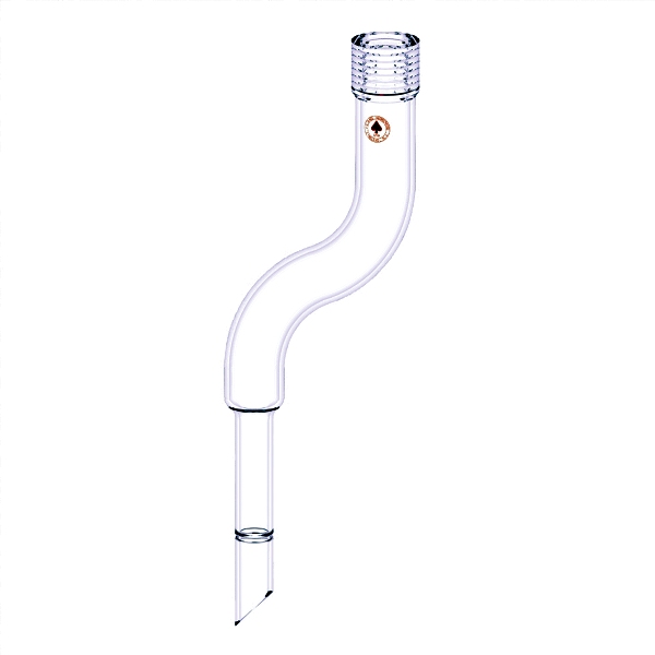 Ace Glass Adapter, Offset, #15 Ace-Thred Top, 14mm Od Tube Bottom W/ O ...