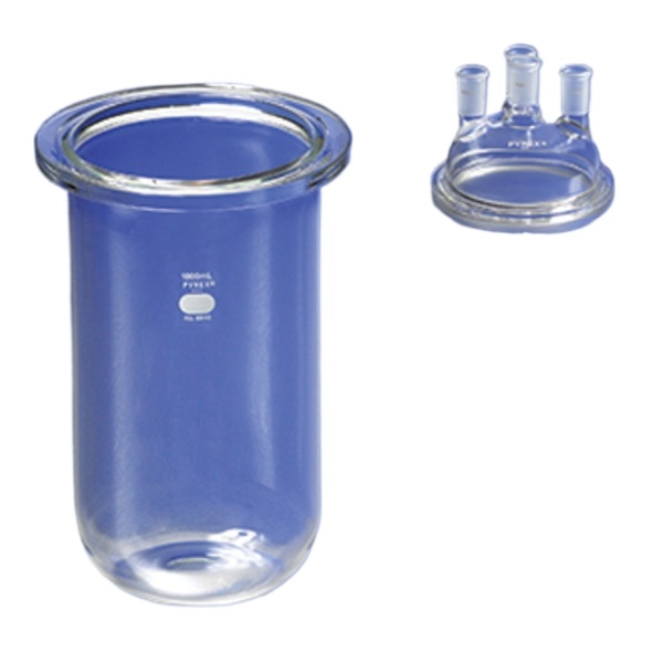 Ace Glass Reaction Kettle, Bottom Only, 2000ml, 168X130mmid Flat Flange ...