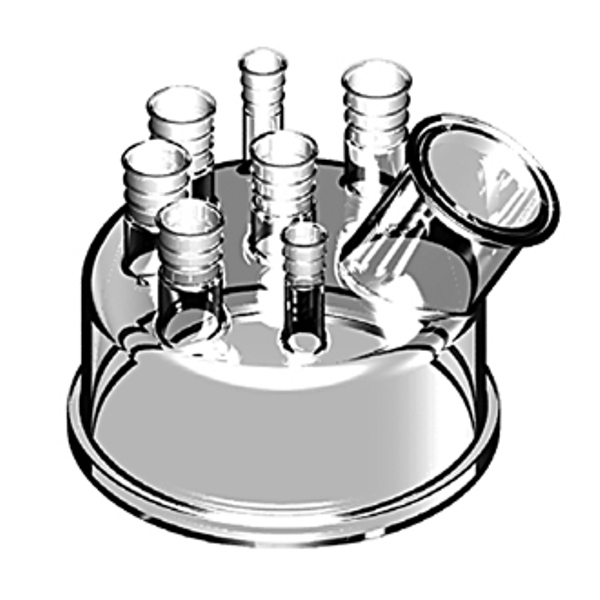 Ace Glass Head, 300mm(12In), 7 Neck, 45/50 Center, (4)45/50, (2)29/42 ...