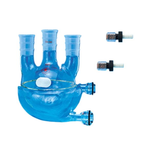 Ace Glass Flask, Half-Jacketed, Three Neck, 6L, 29/42 Center, (2) 24/40 ...